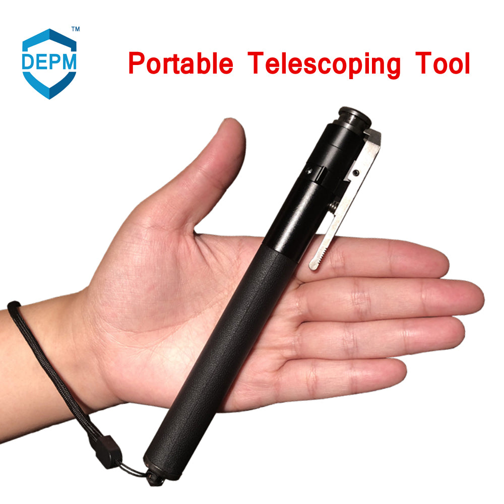 DEPM Portable Camlock Baton for Outdoor Exercise, 15.5 Inches